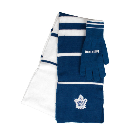 Little Earth | Accessories | Toronto Maple Leafs Knit Scarf And Gloves ...